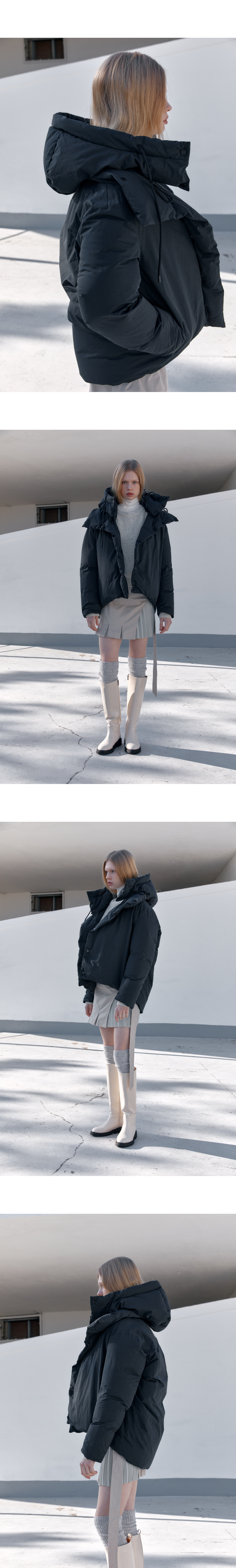 [6차][강초원 착용]BAZEL Reversible Goose Down Puffer Jumper_Black - 감도 깊은 취향 셀렉트샵 29CM