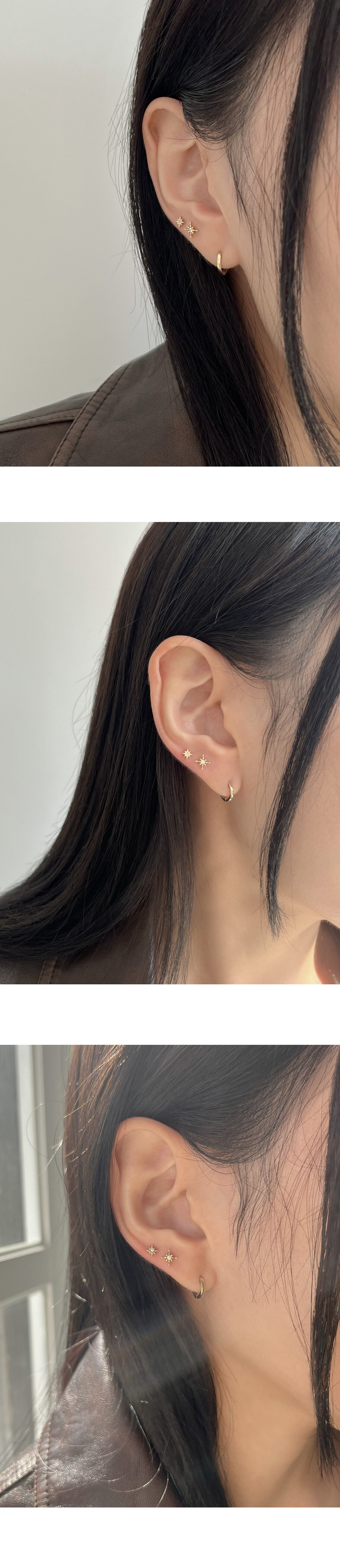 14k wish cubic star piercing - 감도 깊은 취향 셀렉트샵 29CM