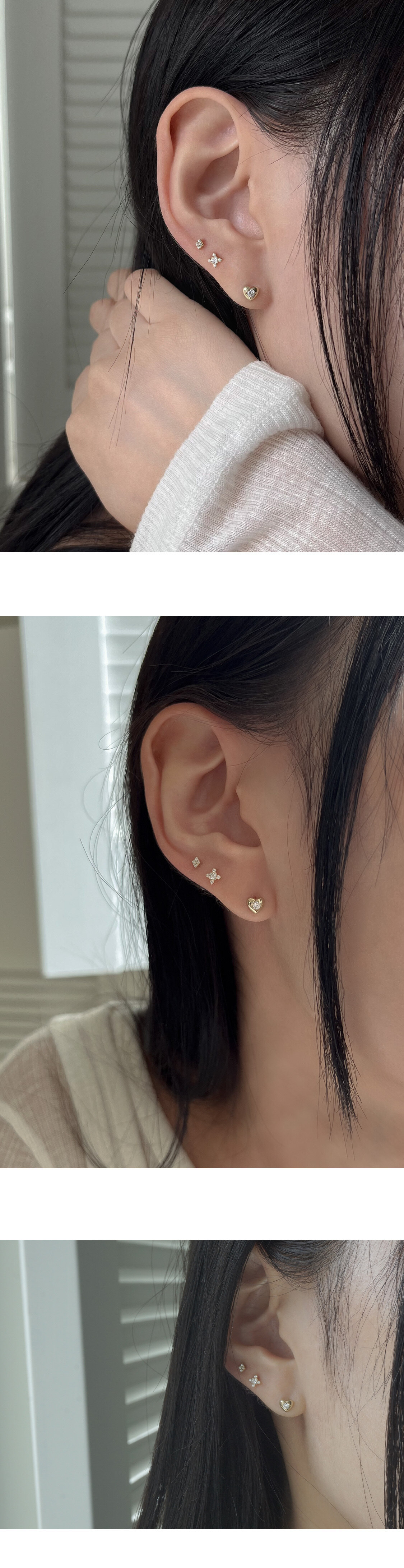 14k glass flashing piercing - 감도 깊은 취향 셀렉트샵 29CM