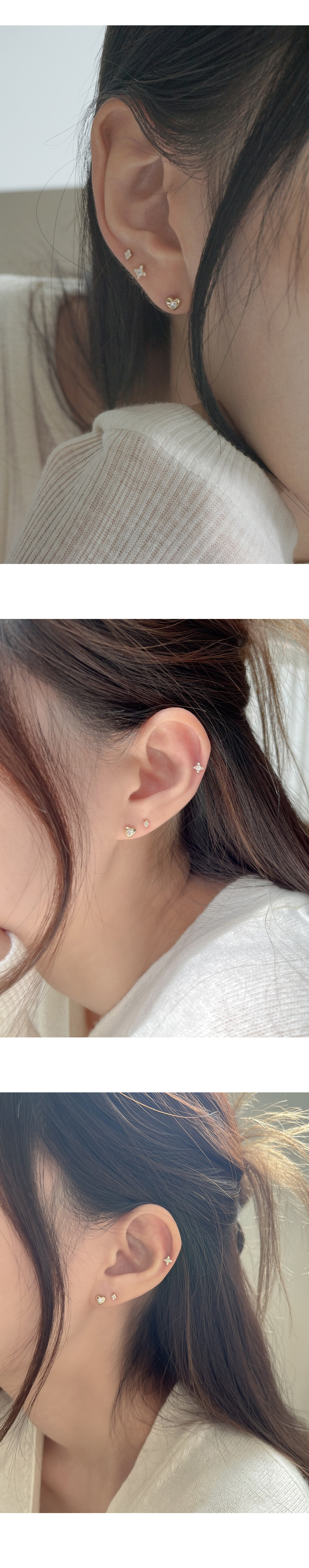 14k glass flashing piercing - 감도 깊은 취향 셀렉트샵 29CM