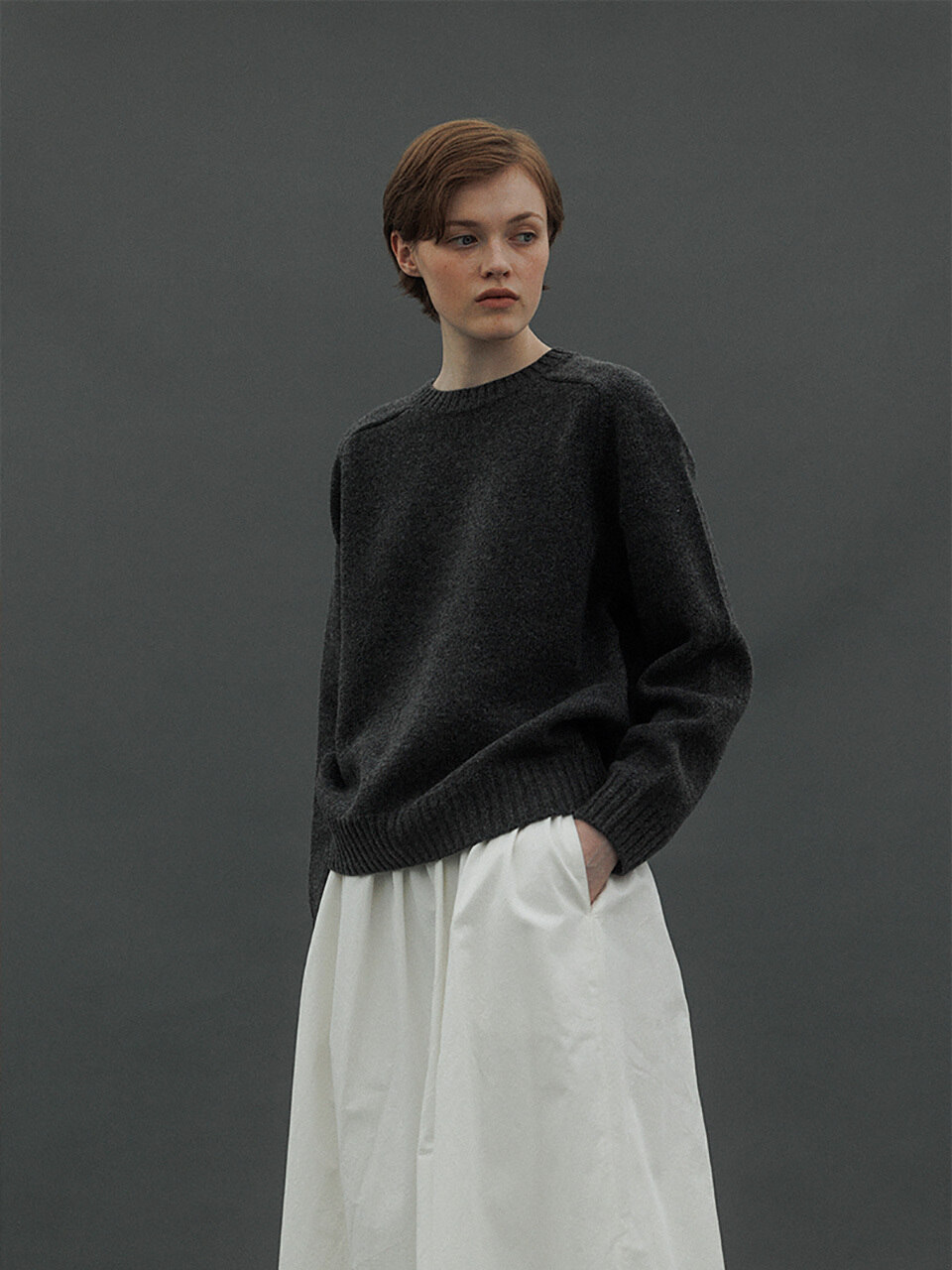 Callan Knit (D/gray) | ETERNAL JOURNEY