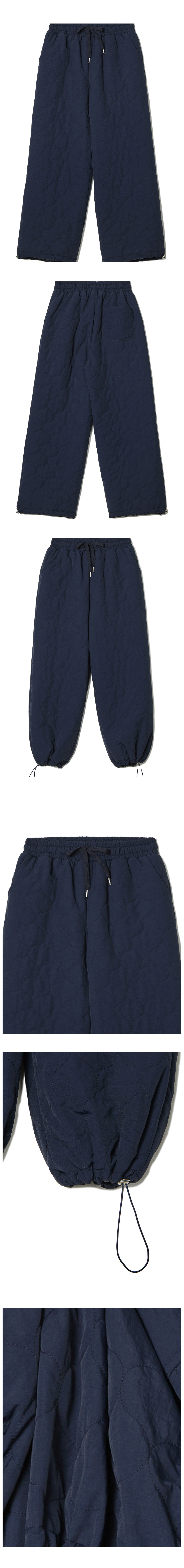 QUILTING PADDING PANT_navy (women) | ETERNAL JOURNEY