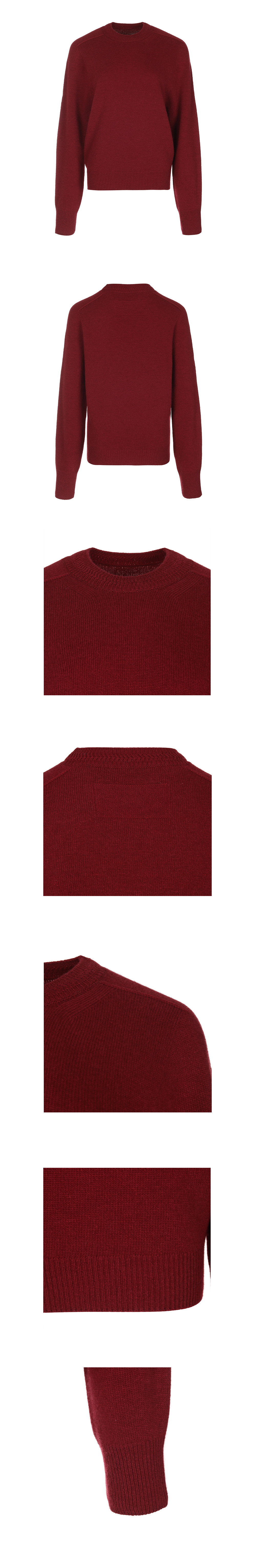Signature Round Pullover (Wine) - 감도 깊은 취향 셀렉트샵 29CM