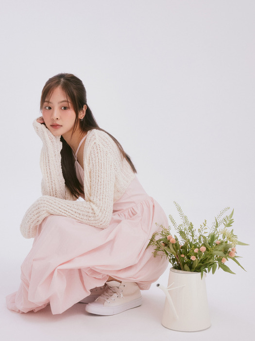 리엘 Creamy mini cardigan 3color - 위시버킷